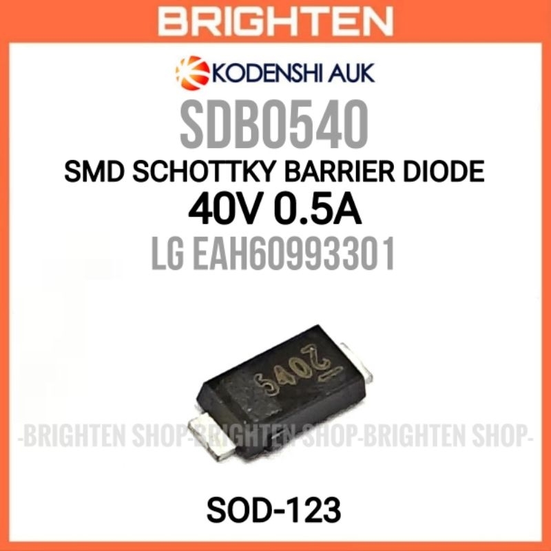 Jual KYOCERA SDB0540 Schottky Barrier Diode 0.5A 500mA 40V Dioda SMD LG ...