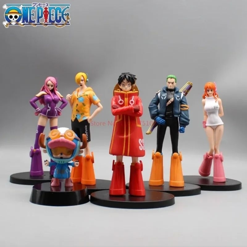 Jual one piece future egg head figure nami luffy zoro sanji bonney ...
