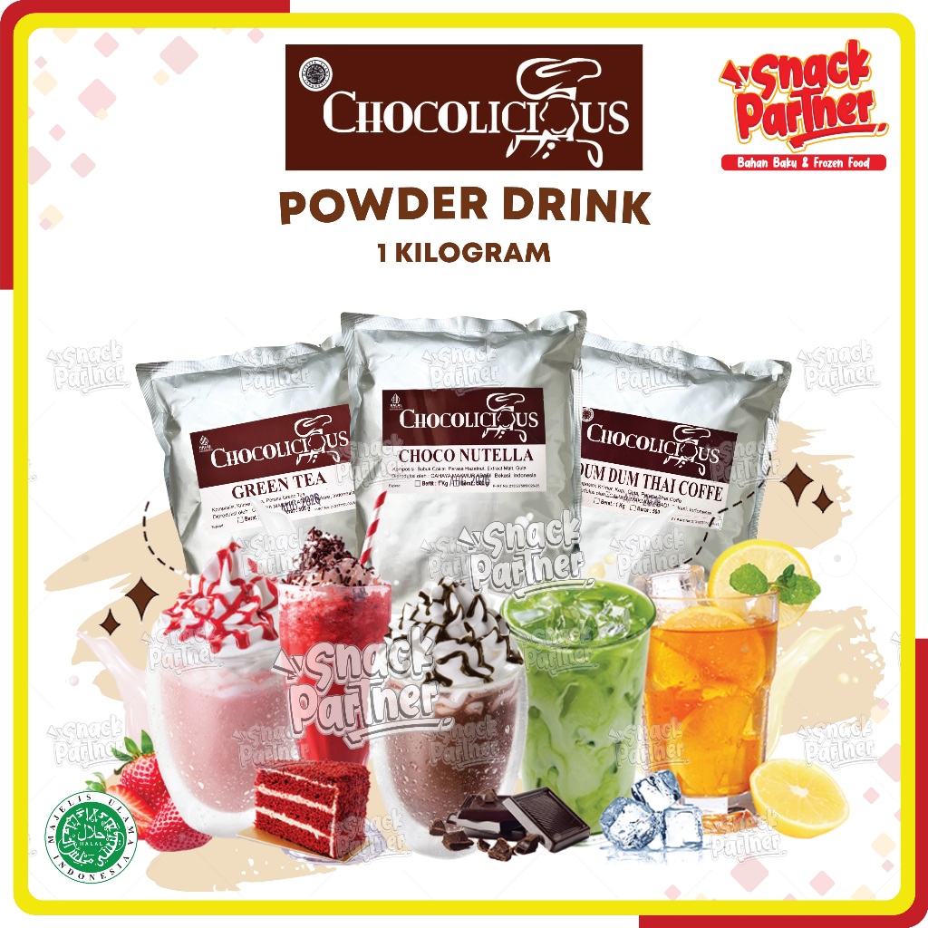Jual CHOCOLICIOUS Powder Drink 1 KG - Bubuk Minuman Chocolate Choco ...