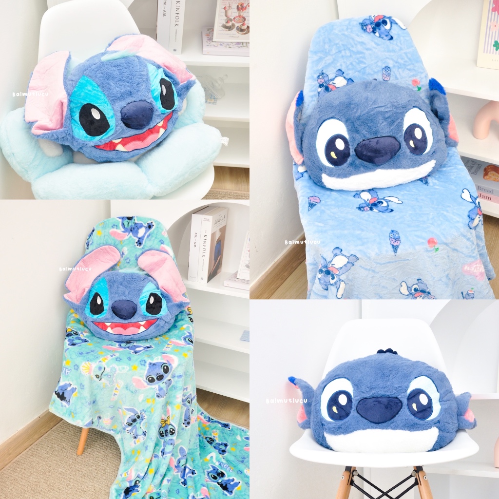 Jual BALMUTLUCU | Bantal Selimut Balmut Stitch | Shopee Indonesia