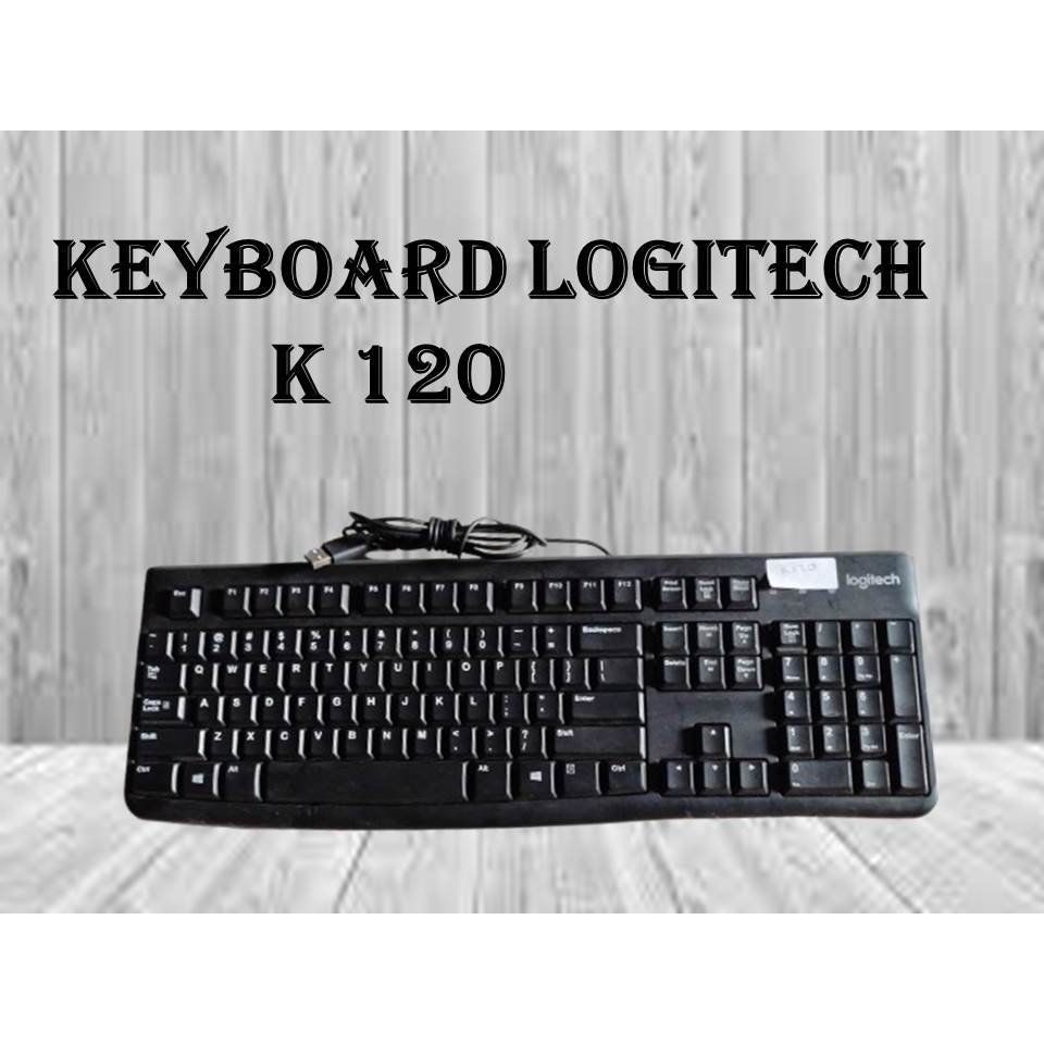 Jual KEYBOARD PC LOGITECH K120 USB | Shopee Indonesia