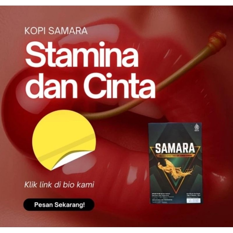 Jual kopi samara 1 box isi 10 sachet stamina ori | Shopee Indonesia