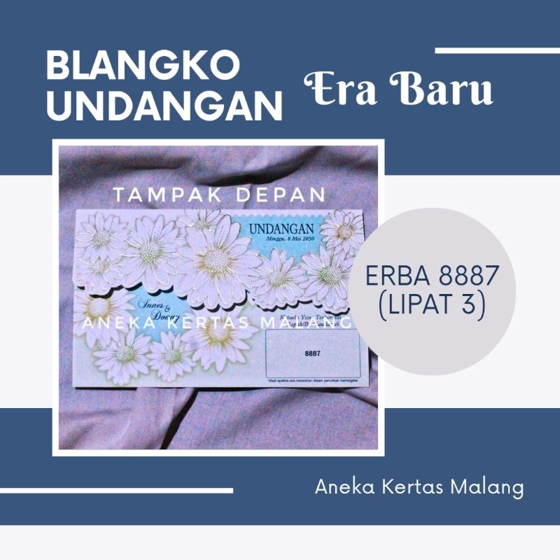 Jual Blangko Undangan Erba 8887 / 88212 (Cek Deskripsi) | Shopee Indonesia