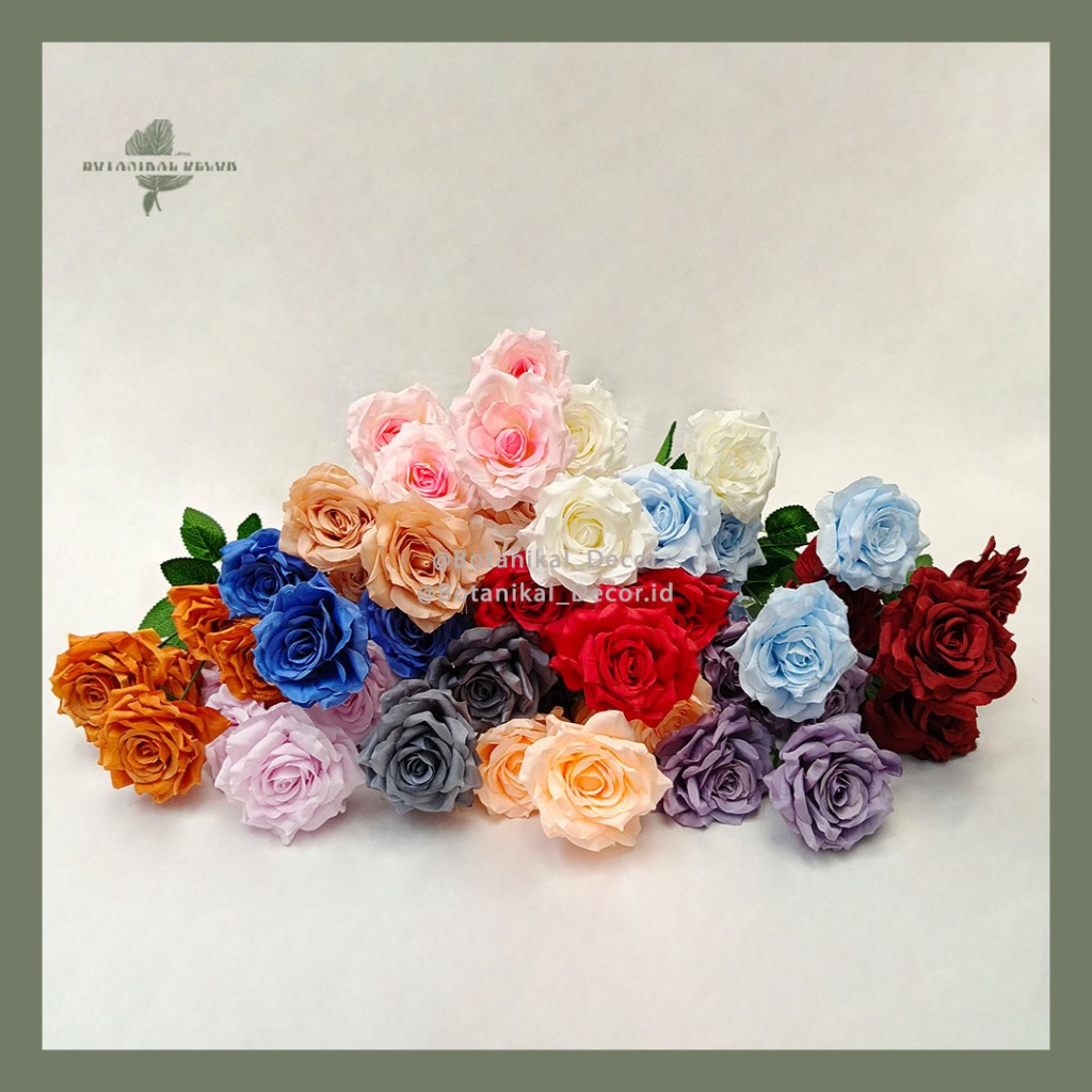 Jual Artifical Rose Diamond Bunga Rose Bintang Premium K5 Bunga Mawar ...