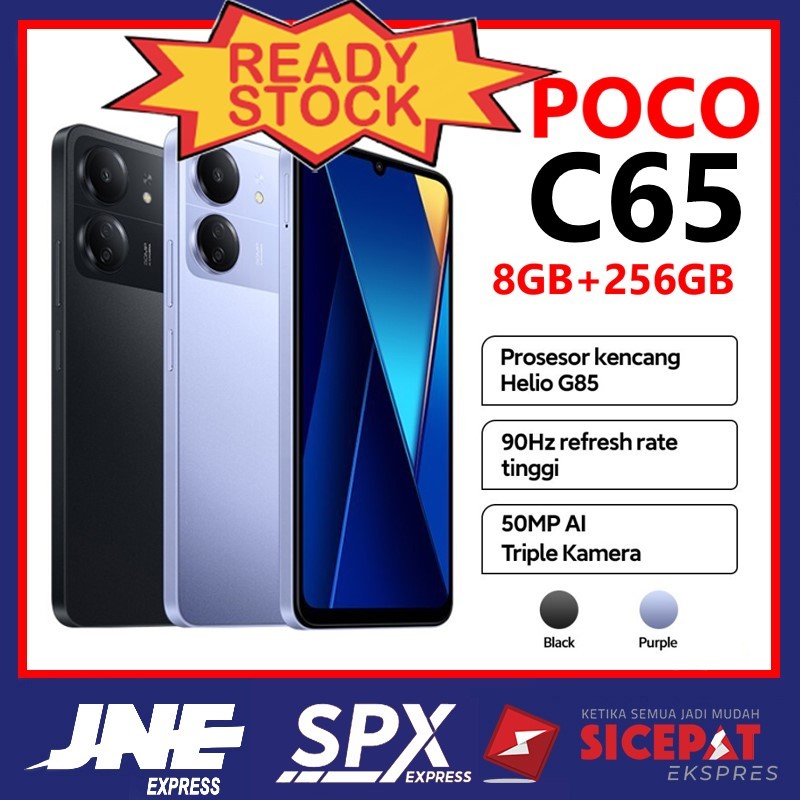 Jual [READY] Smartphone Promosi HP Xiaomi POCO C65 (6/128GB) (8/256GB) | Helio G85 | 90Hz ...