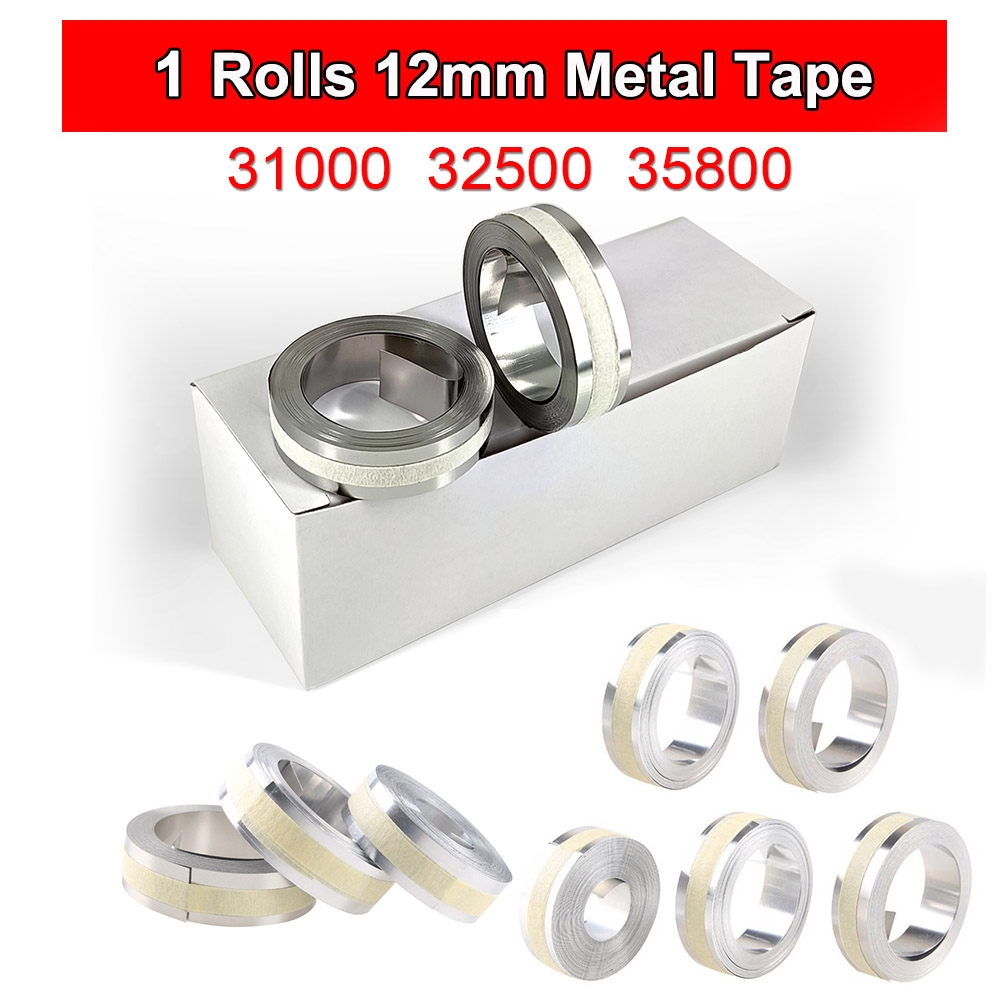 Jual 1Roll 12mm 32500 35800 31000 Compatible Dymo Tape Stainless Steel ...