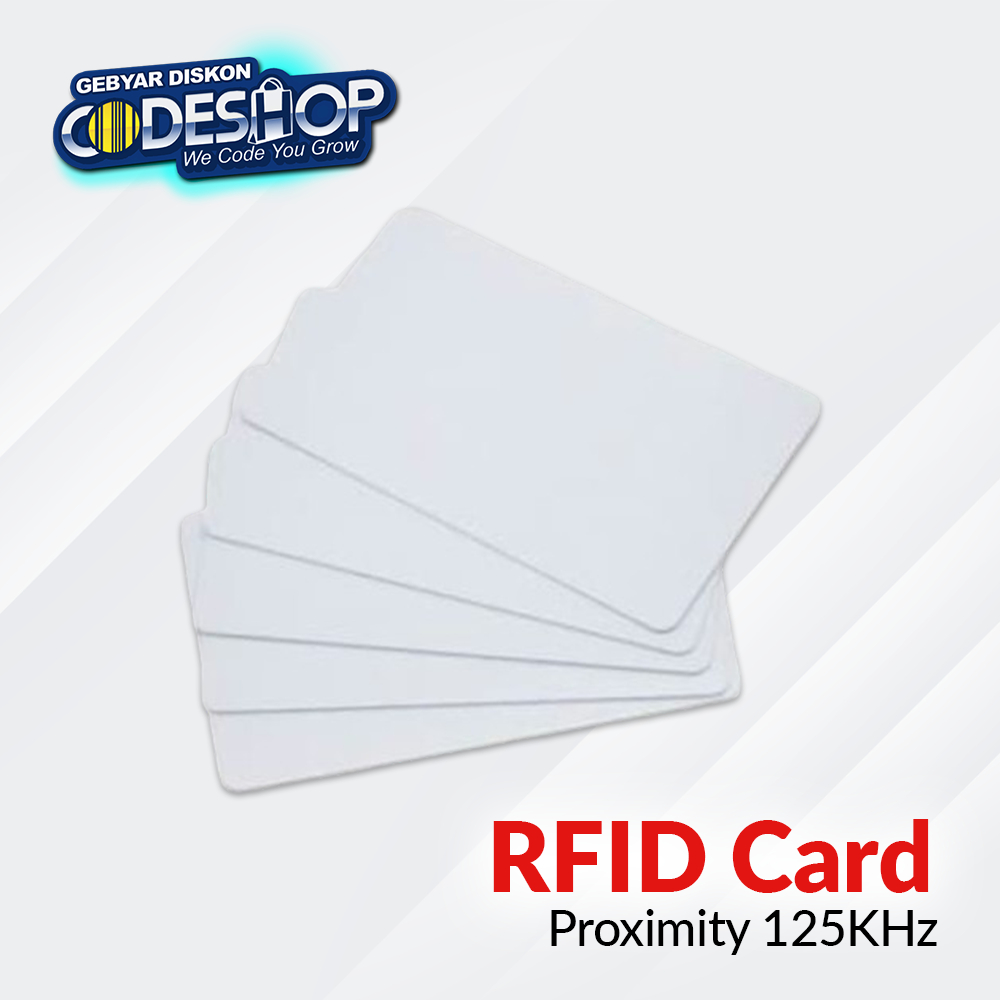 Jual Kartu ID Card RFID Proximity 125KHz / 125 Khz Absensi Karyawan ...