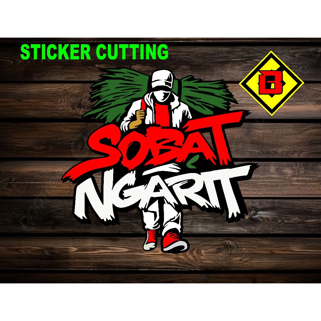 Jual STICKER CUTTING SOBAT NGARIT JALAN UKURAN 10CM X10CM | Shopee Indonesia