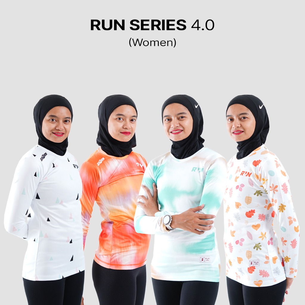 Jual Jerjhon Jersey Olahraga Wanita Slimfit Lengan Panjang - Run Series ...
