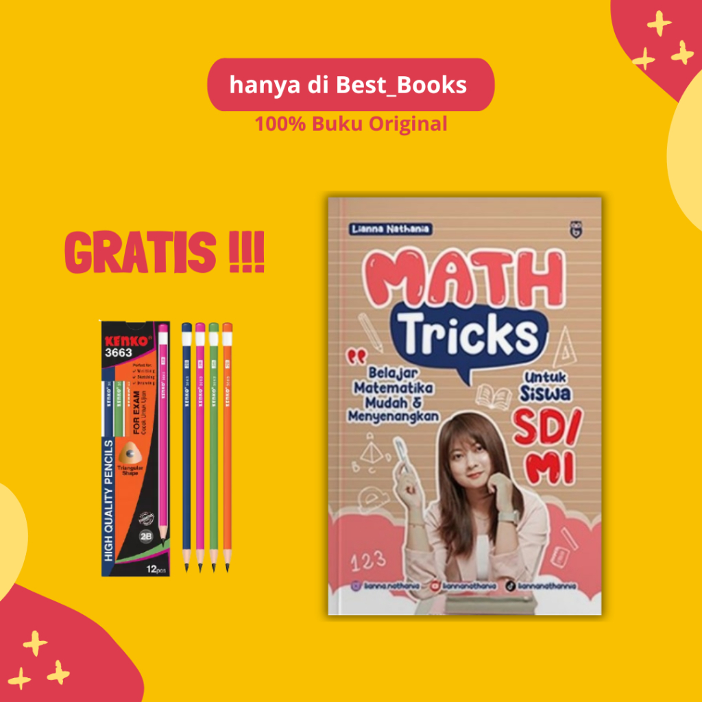 Jual BUKU PENUNJANG PELAJARAN - MATH TRICKS - LIANNA NATHANIA - BMEDIA ...