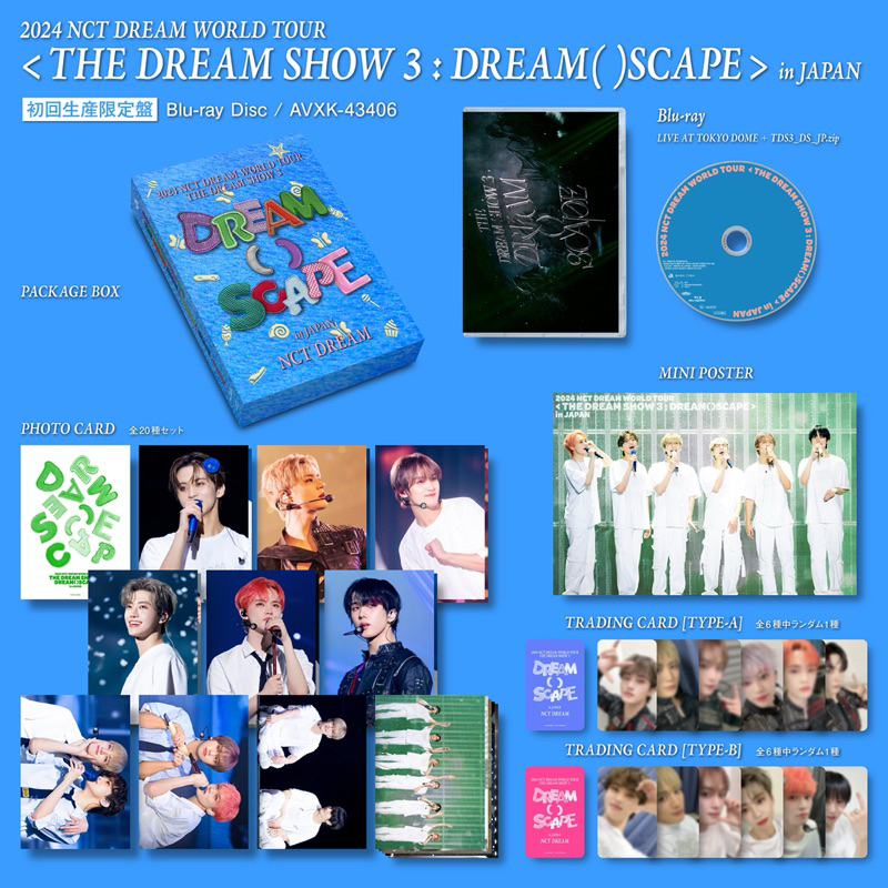 Jual NCT DREAM LIVE Blu-ray 2024 NCT DREAM WORLD TOUR THE DREAM SHOW 3 : DREAM SCAPE in JAPAN ...
