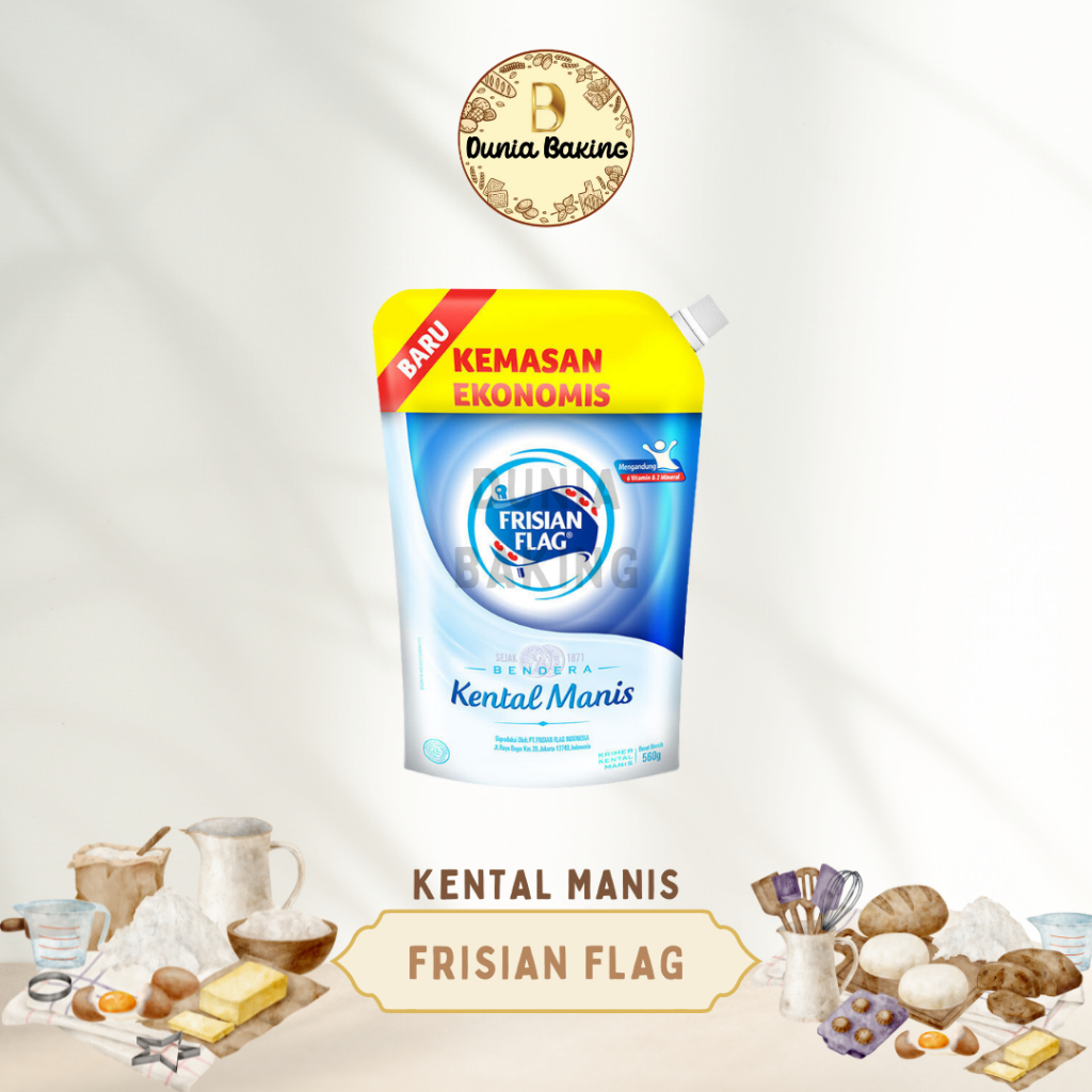 Jual SKM frisian flag pouch 545gr | Susu kental manis frisian flag ...