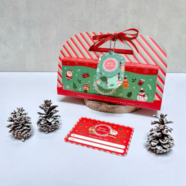 Jual 5 Set Box Jinjing Joyful Box Natal Christmas Hampers | Shopee ...