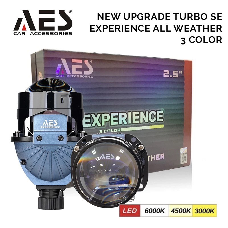Jual BI-LED AES Turbo SE ALL WEATHER 2,5”| LED PROJECTOR Turbo SE 2,5 ...