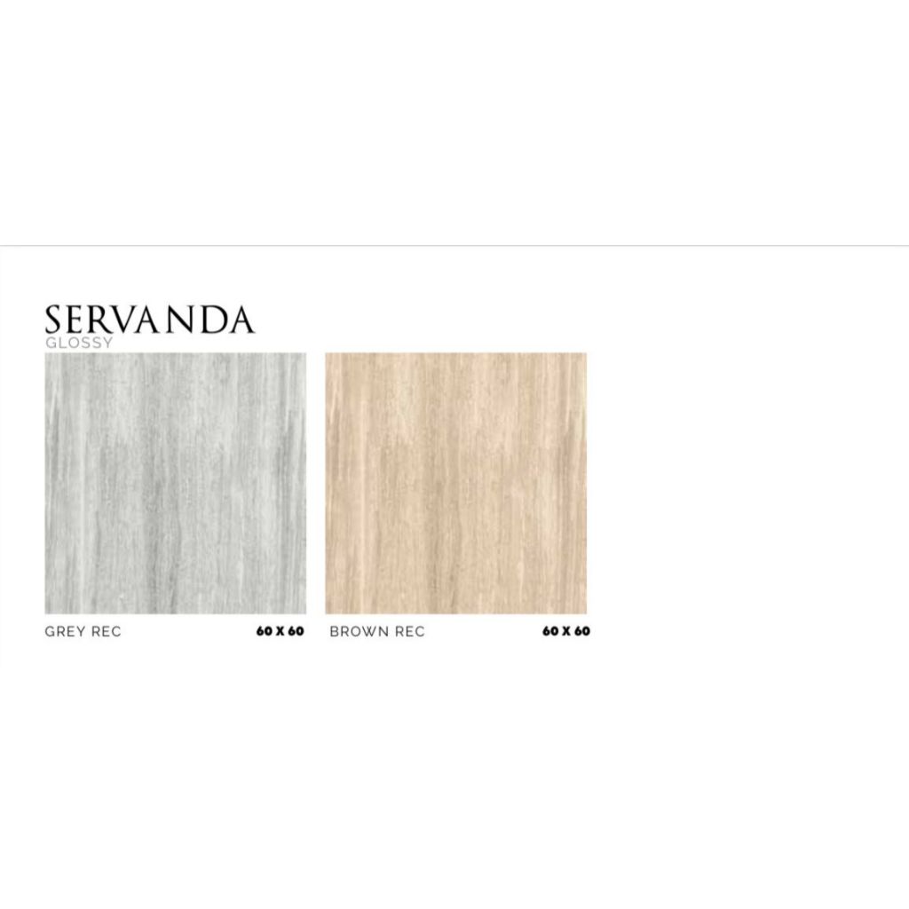 Jual PLATINUM CERAMICS RECTIFIED FLOOR TILE SERVANDA GLOSSY GREY & BROWN 60X60 | Shopee Indonesia