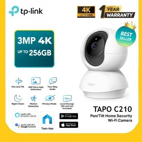 Jual TP-LINK CCTV TAPO C210 / Tilt Home CCTV Wifi IP Cam | Shopee Indonesia