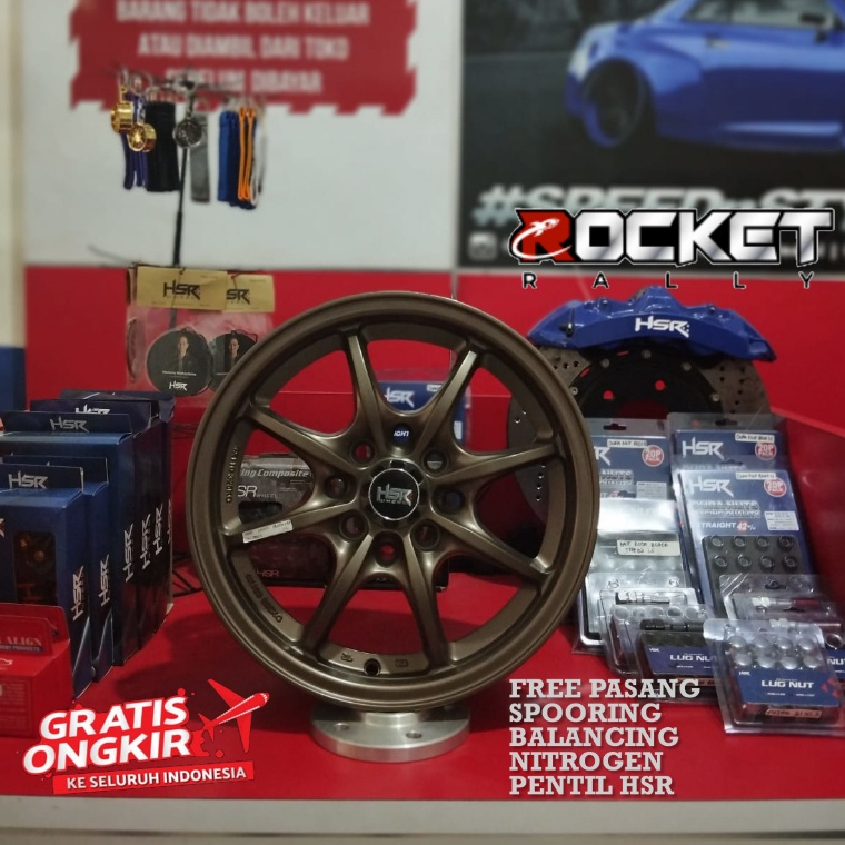 Jual Pelek Mobil Sigra Ring 14 HSR SADAU Baut 4X100/114,3 Bisa untuk ...