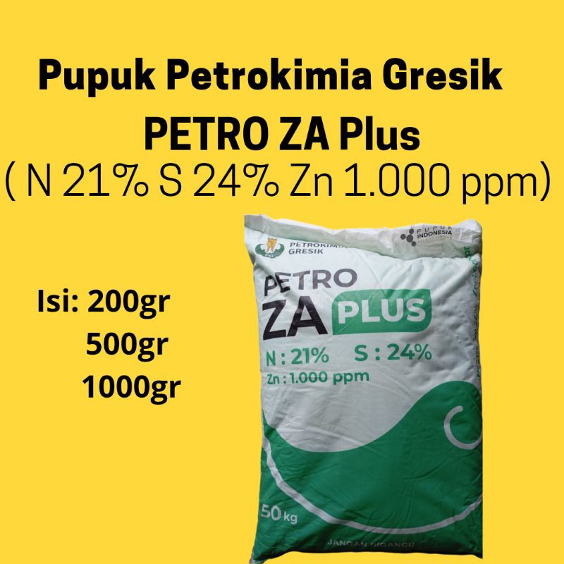 Jual Pupuk Petro Za Plus ( Kemasan Ulang ) 200gr, 500gr, dan 1 Kg ...