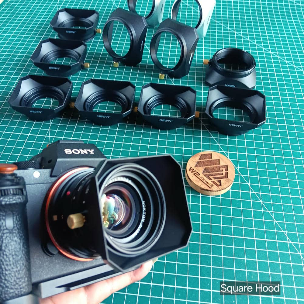 Jual NEWYI Square Hood kotak lensa for Sony Fujifilm Canon Nikon ...