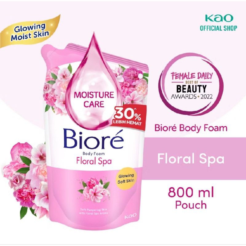 Jual Biore body wash foam 800ml | Shopee Indonesia