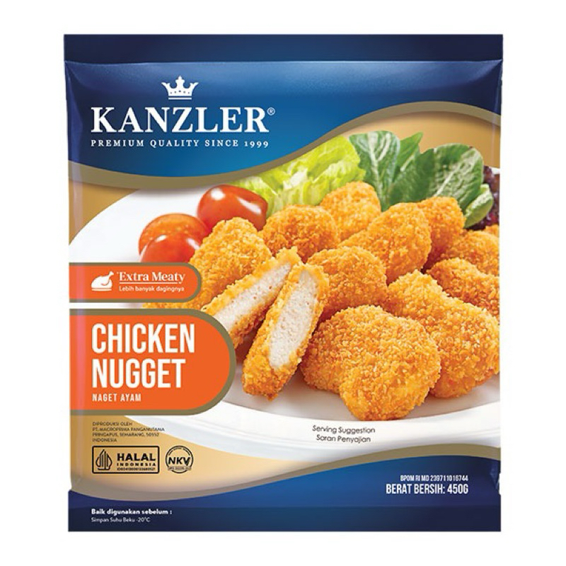 Jual Kanzler original premium chicken nugget 450g | Shopee Indonesia