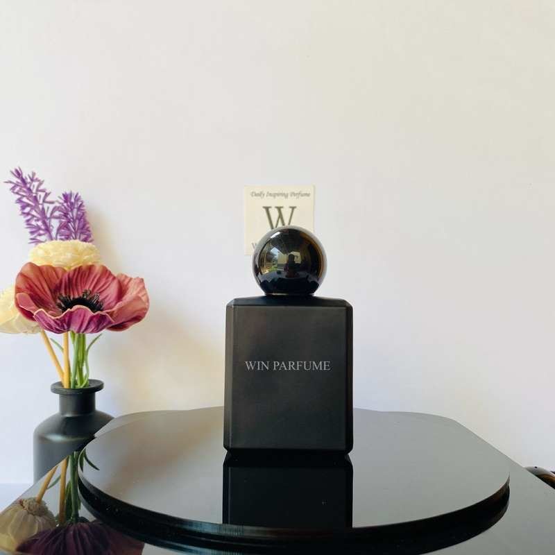 Jual Botol Parfum Kotak Herme Hitam 50ml Tutup Bulat Hitam Semi Press ...