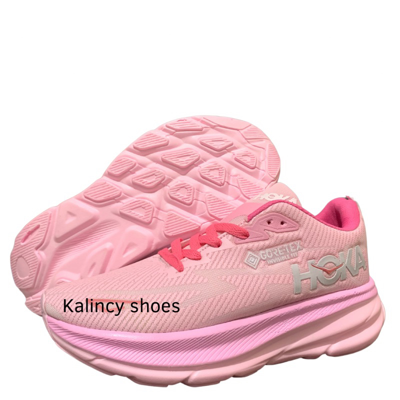 Jual SEPATU RUNNING HOKA GORE-TEX SOFT PINK RUNNING SHOES OUTDOOR ...