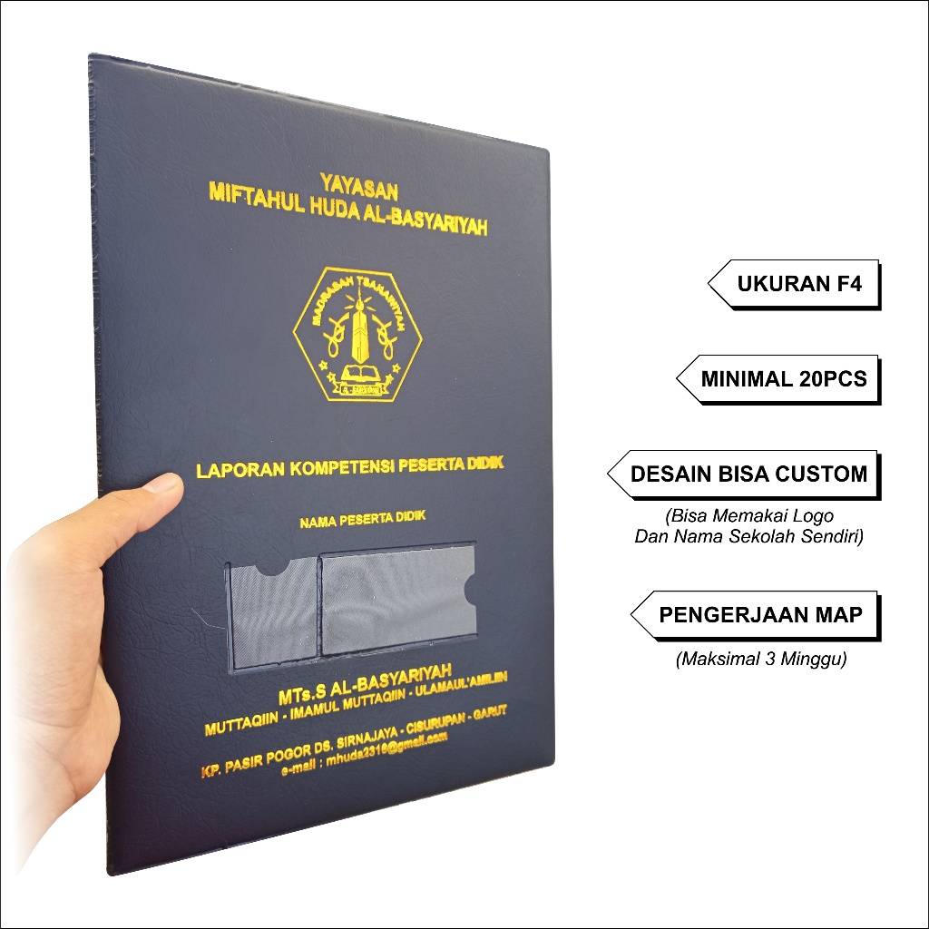 Jual (MIN. 20PCS) CETAK MAP RAPORT ISI PLASTIK 10 LEMBAR UNTUK RA KB TK ...
