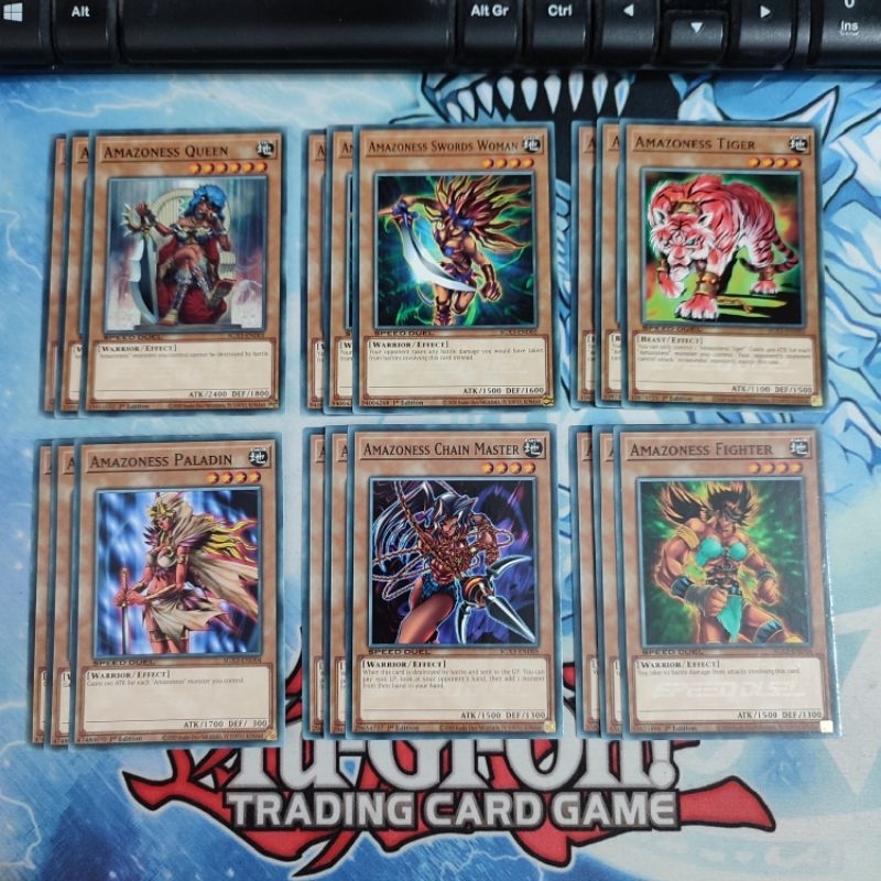 Jual Yugioh Core Deck Amazoness All Playset Speed Duel Original | Shopee Indonesia