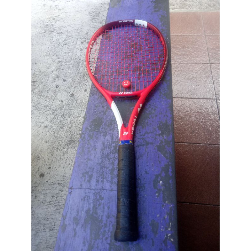 Jual Raket Tenis Yonex VCORE ACE Tango Red 260gram 98" Original Bekas ...