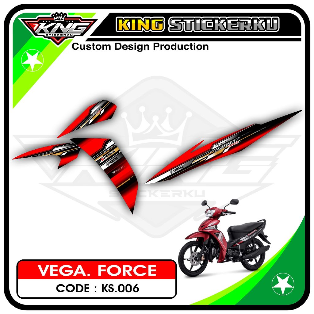 Jual Stiker Vega Force - Decal Stiker Striping Standar Vega Force ...