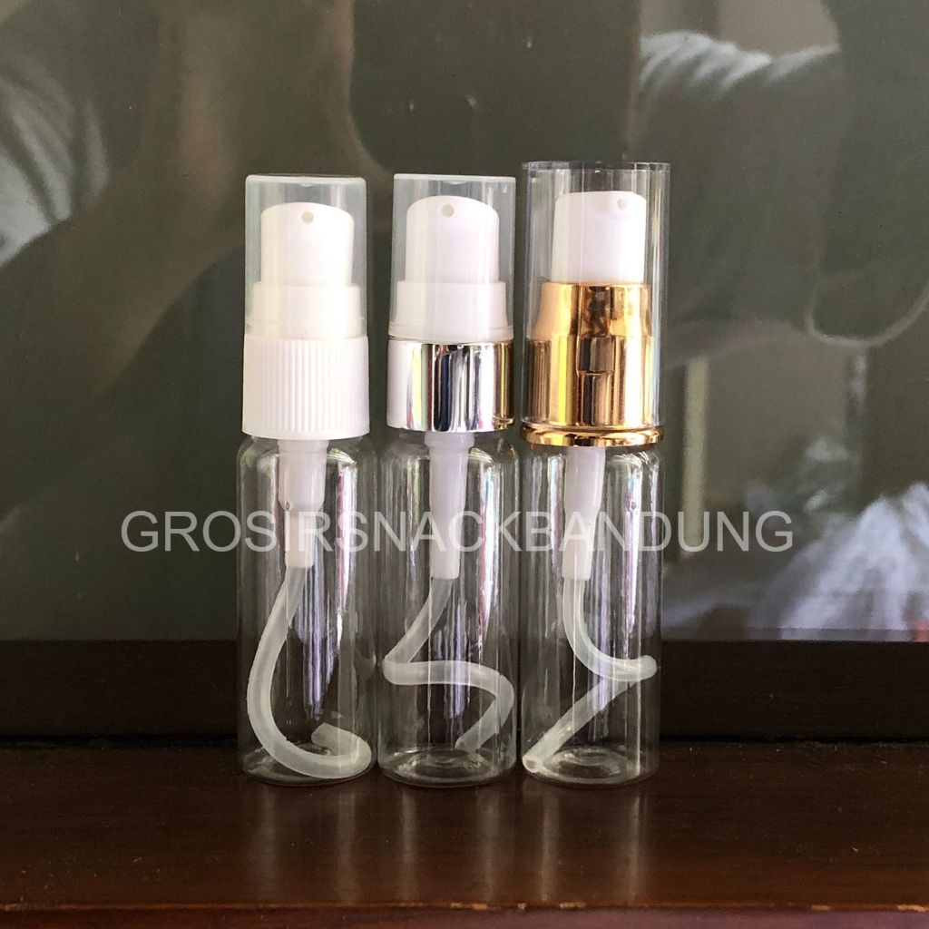 Jual Botol Serum 20ml Bening Pump Treatment | Botol PET 20ml untuk ...