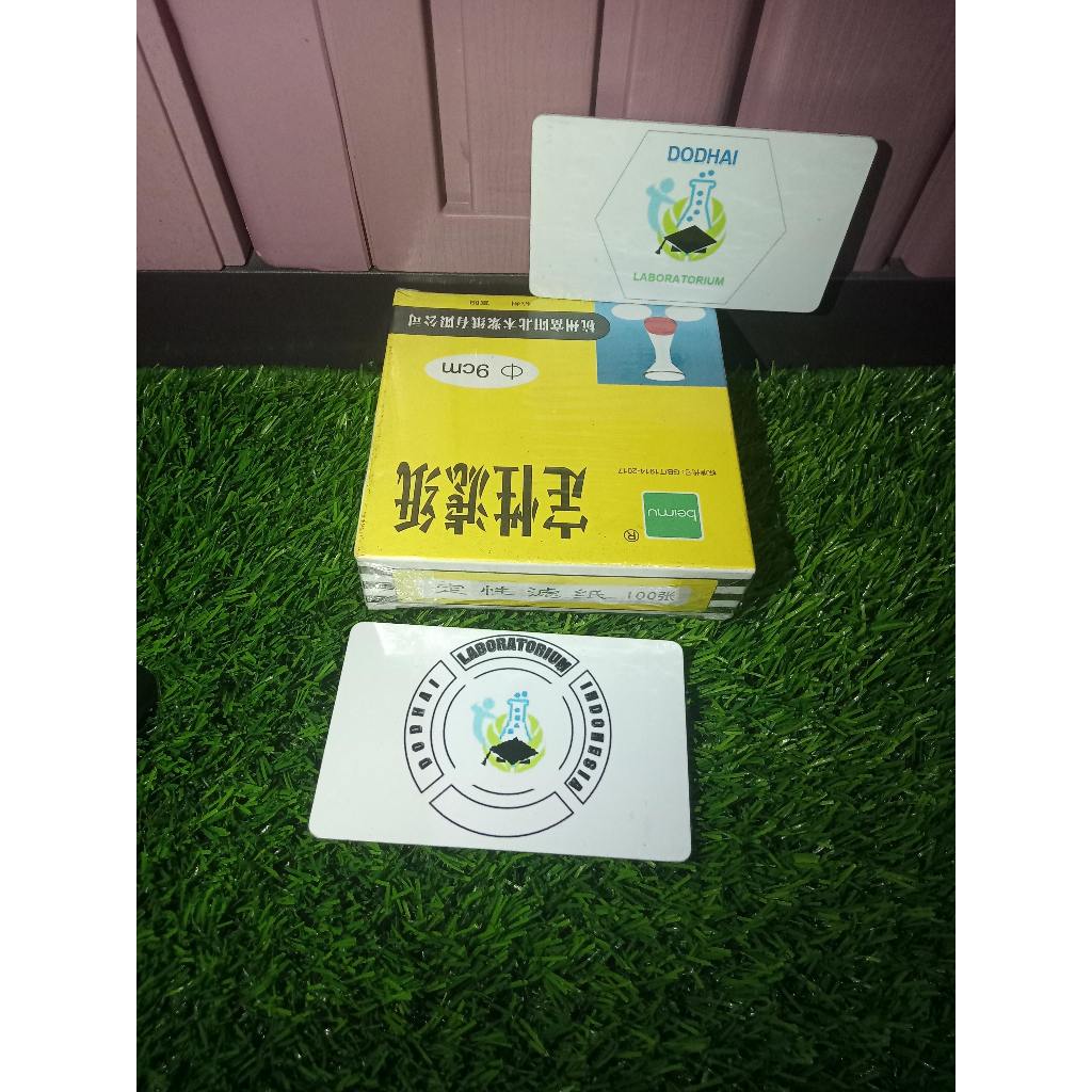 Jual kertas saring laboratorium (D 9Cm), Qualitative filter paper ...