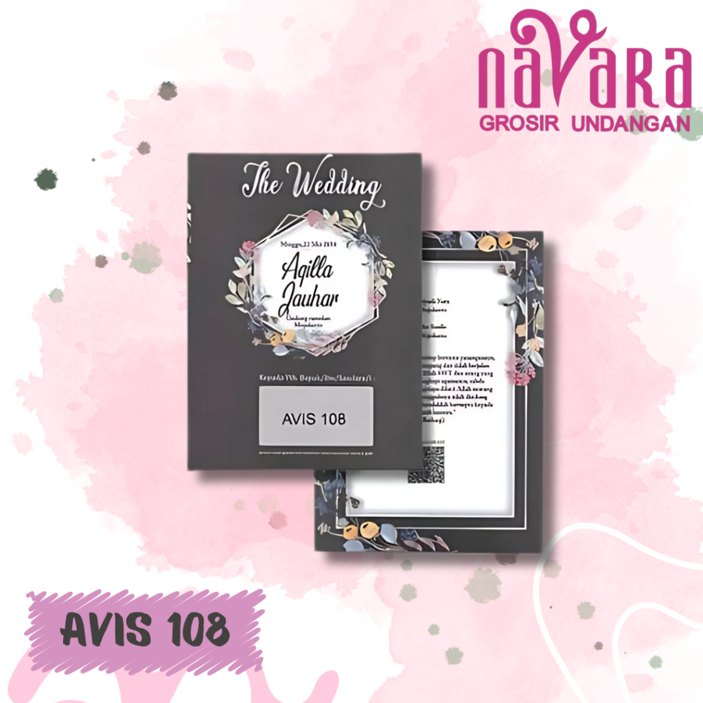 Jual Blangko undangan atau kertas undangan pernikahan merek Avis 108 ...