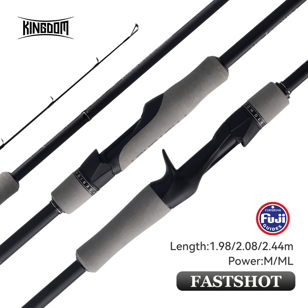 Jual Kingdom FASTSHOT Joran Pancing Ultra Ringan Fishing Rods 2 Section ...