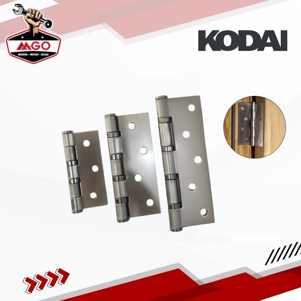 Jual KODAI Engsel Pintu / Door Hinges Stainless Steel (5x3", 4x3", 3x2 ...