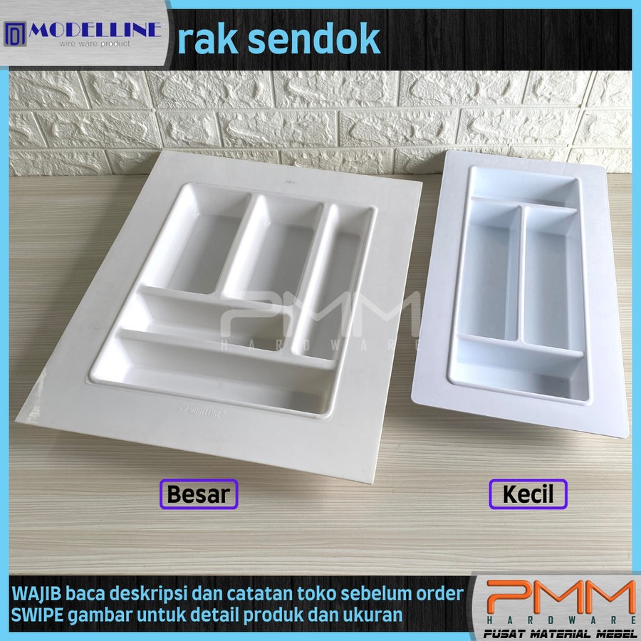 Jual rak sendok modelline | wadah tempat sekat laci sendok garpu sumpit ...