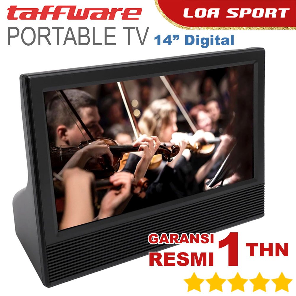 Jual TV Digital Portable Monitor 14 Inch TFT LED HD Multimedia Player ...
