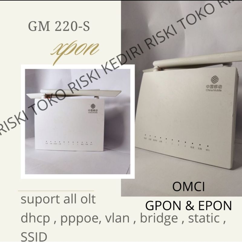 Jual GM 220-S ONT XPON Ada Versi 2 dan Versi 9 Bisa Epon dan Gpon Tanpa ...
