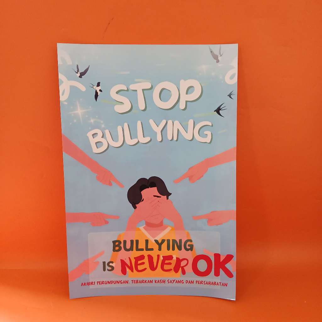 Jual Poster Stop Bullying - Bullying is Never Ok - Poster Sekolah ...