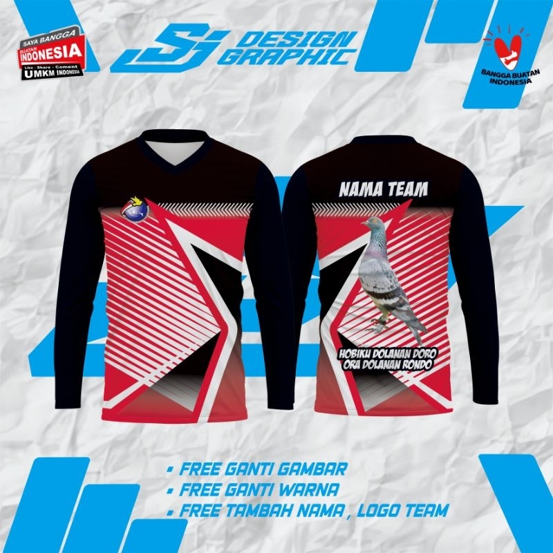 Jual Jersey Merpati Custom Full Printing | Shopee Indonesia