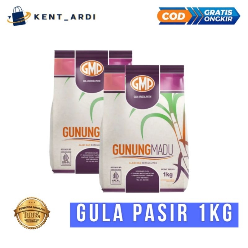 Jual GULA GMP 1Kg - GULA PASIR GMP 1kg - GULA KRISTAL PUTIH GUNUNGMADU ...