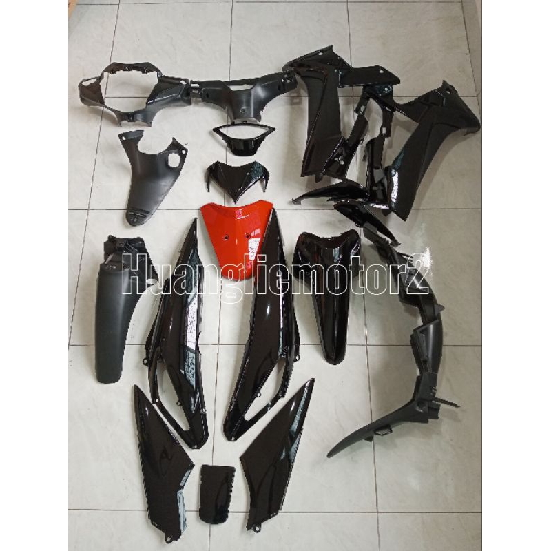 Jual Full body complete Honda Supra x 125 2007-2012 Hitam merah merk ...
