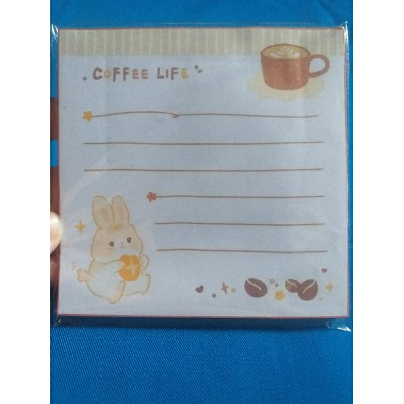 Jual Memo Pad Coffee Life 50 Lembar / Notepad Buku Kecil / Kertas Memo ...