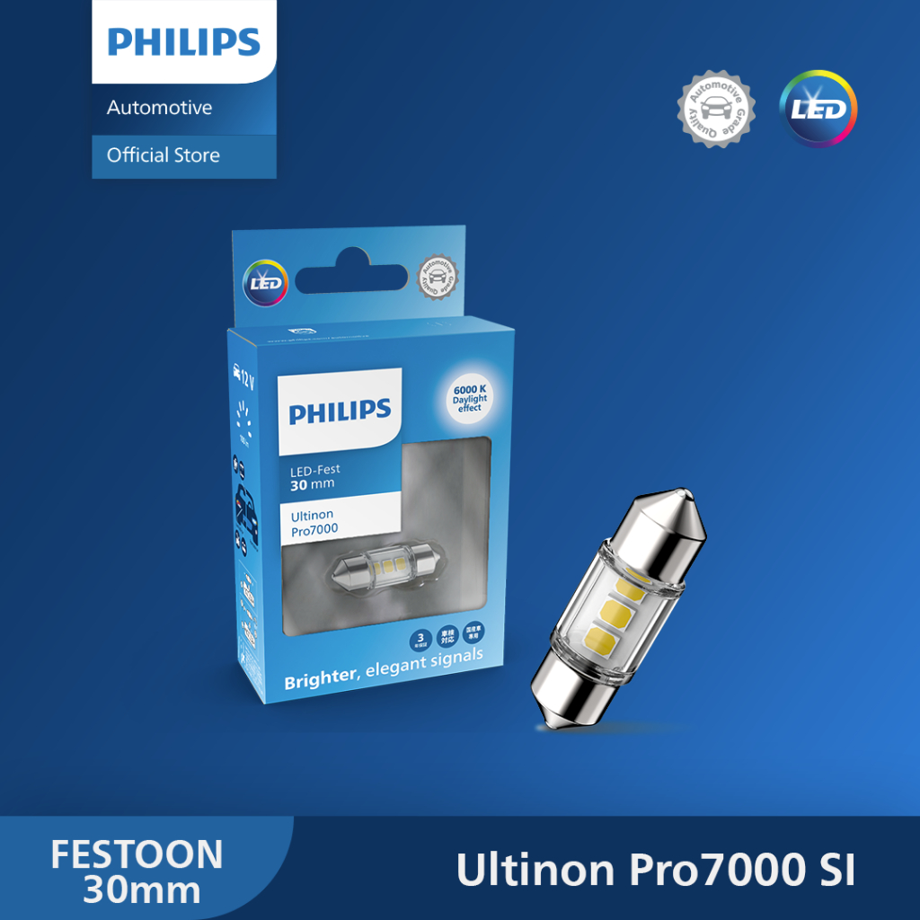 Jual Philips led Ultinon Pro7000 Festoon 30mm 6000K - 11860 CU70 ...