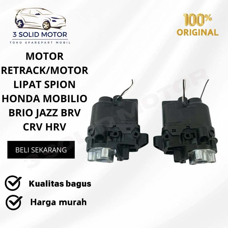 Jual MOTOR RETRACK/MOTOR LIPAT SPION HONDA MOBILIO BRIO JAZZ BRV CRV ...