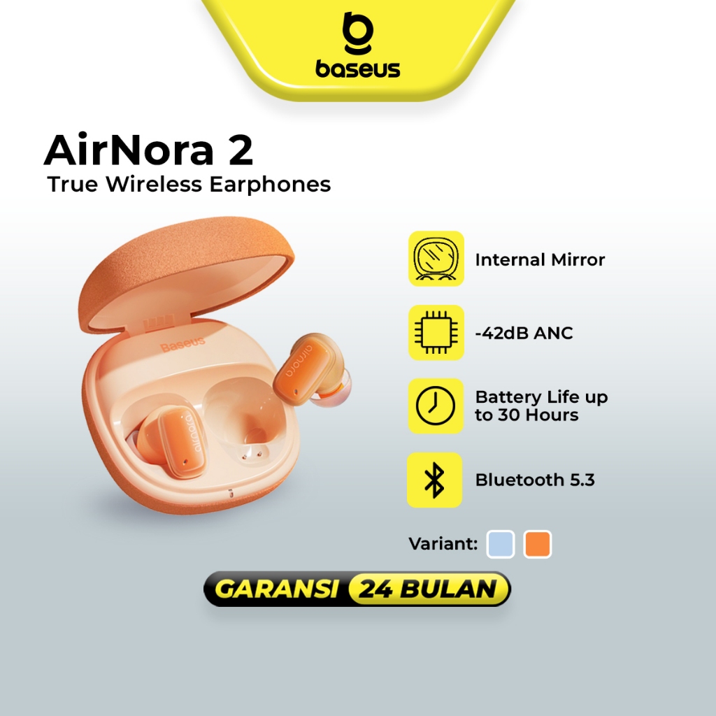 Jual Baseus AirNora 2 True Wireless Earphones | Shopee Indonesia