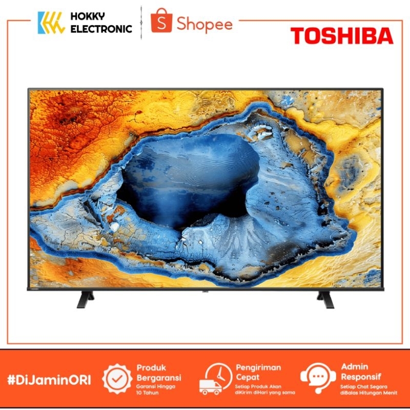 Jual Toshiba 65c350np 65 c350np Led Smart Google Tv 65" Inch 4k UHD Dolby Vision Atmos Tv 65 ...