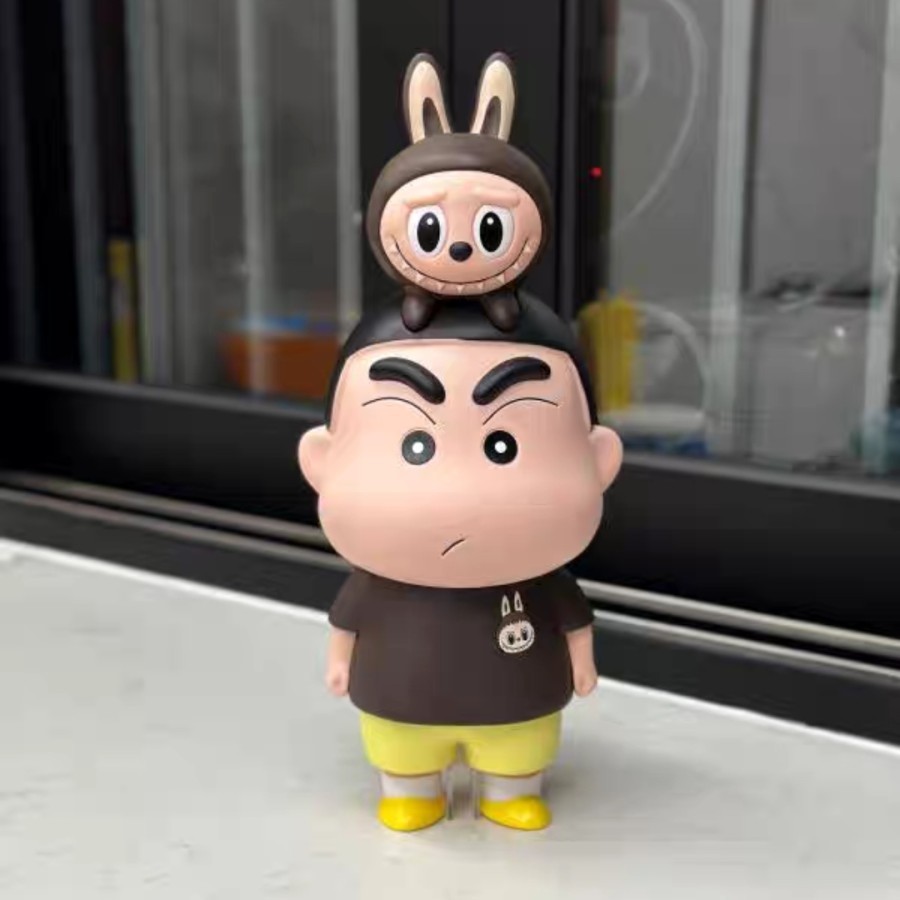 Jual Figure Labubu X Shinchan Pajangan Dekorasi Hiasan ...