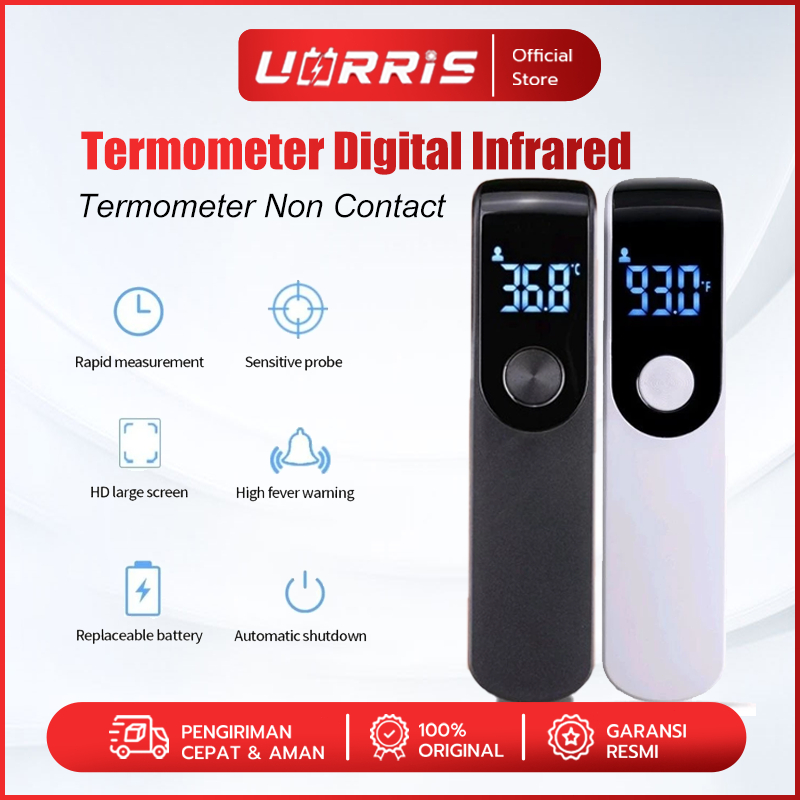 Jual UORRIS Termometer Digital Infrared Termometer Suhu Tubuh Digital ...